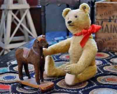Rare And Collectible Steiff Items : 1926 Original Glass Steiff Bear ...