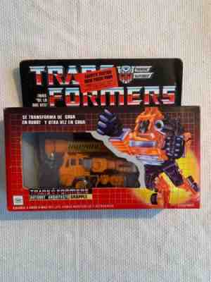 G1 Transformers IGA Mexican Factory unused MIB Grapple Red Feet Variant ...