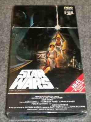 Star Wars VHS CBS FOX Video Hi-Fi Red Label 1984 SEALED - Sold for $2,025.00 | VHS Collector ...