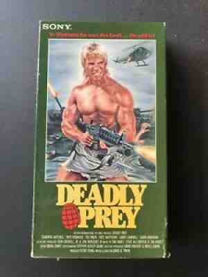 Deadly Prey VHS Rare David Prior Sony Vietnam Action Horror Sov Cult ...