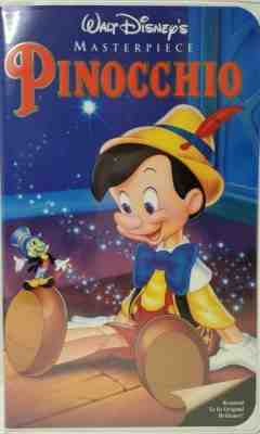 pinocchio vhs tape