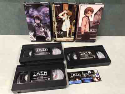 Serial Experiments LAIN VHS Series- Navi Knights, Reset. Near Complete