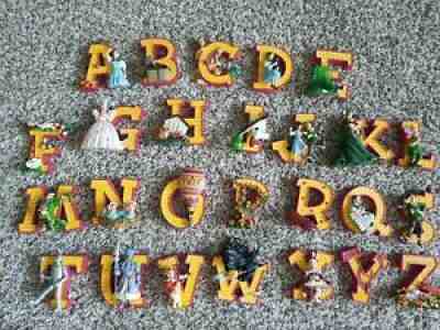 Wizard Oz Alphabet Letter Yellow Brick Dorothy Toto scarecrow Westland ...